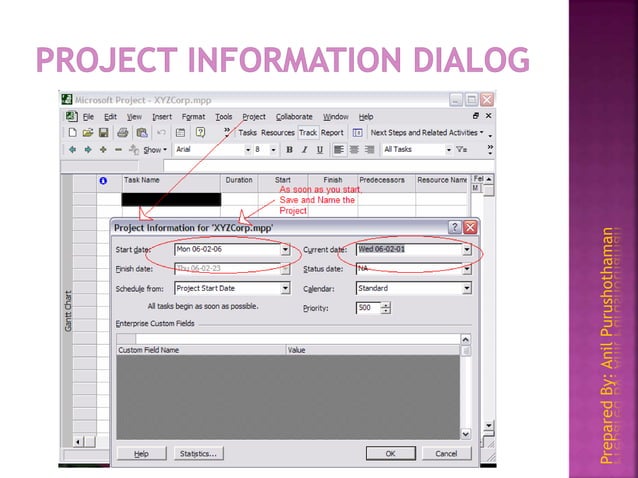 Microsoft Office Project 2007 Tutorial | PPT