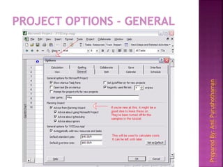 Microsoft Office Project 2007 Tutorial | PPTX