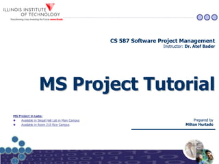 Ms project tutorial | PPT