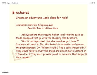 Msp strategies in the library | PPT