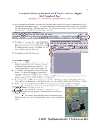 Ms pub tutorial ok | PDF