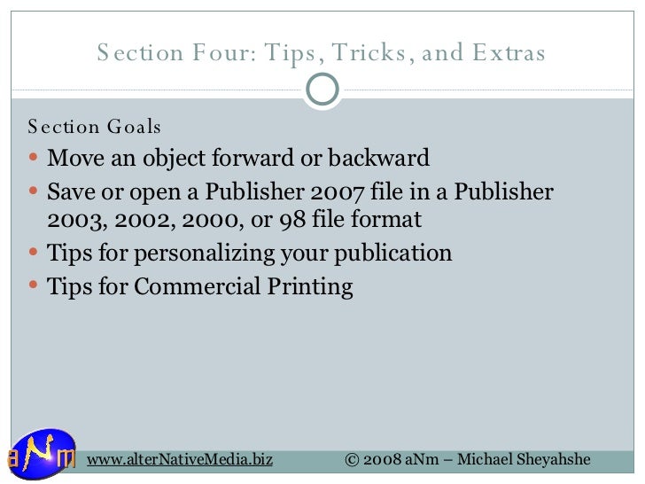 Microsoft Publisher 2000 - directionnaughty