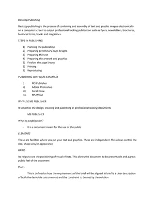 Ms publisher | PDF | Desktop Publishing | Computer Software and ...