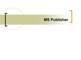 MS Publisher.ppt