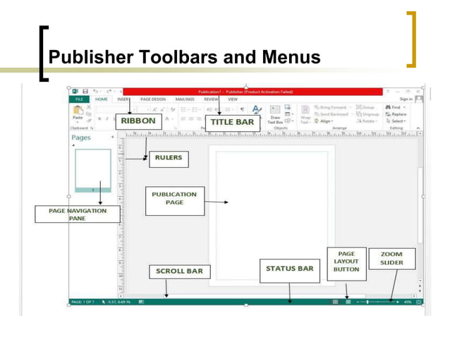 MS Publisher.ppt | Desktop Publishing | Computer Software and Applications