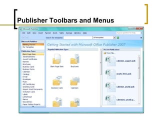 MS Publisher.ppt