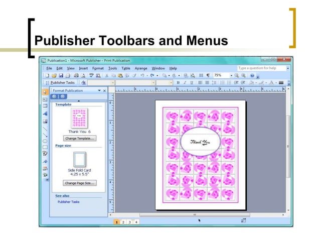 MS Publisher.ppt | Desktop Publishing | Computer Software and Applications