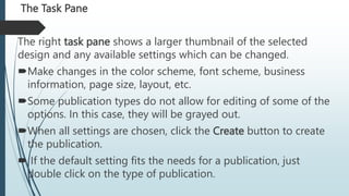 MS PUBLISHER- Basic Parts and Functions.pptx
