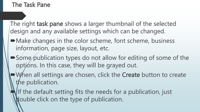 MS PUBLISHER- Basic Parts and Functions.pptx