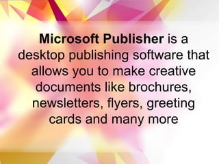Mspublisher2007 121014104525-phpapp02 | PDF | Desktop Publishing ...