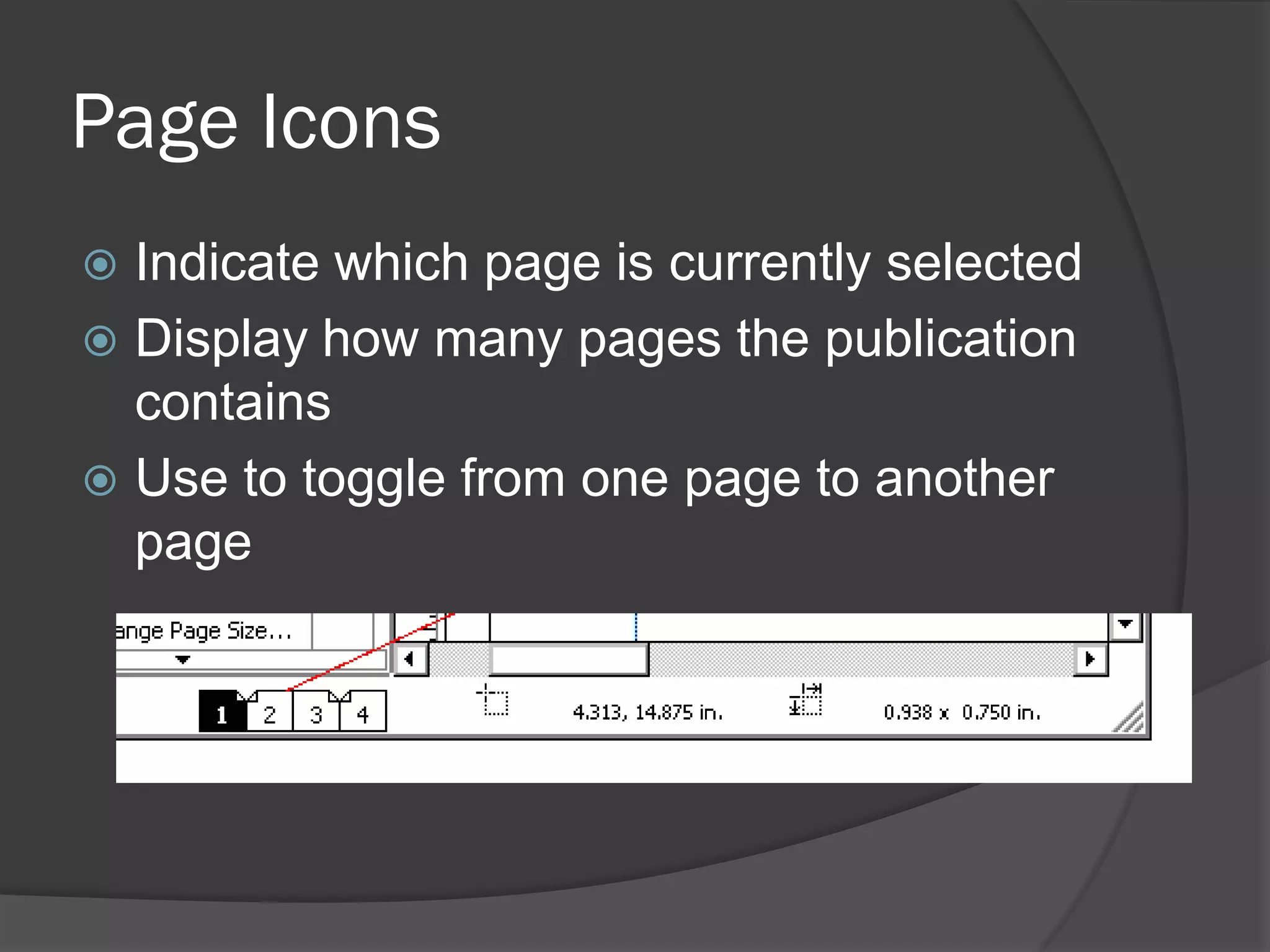 Ms publisher parts and functions | PPSX