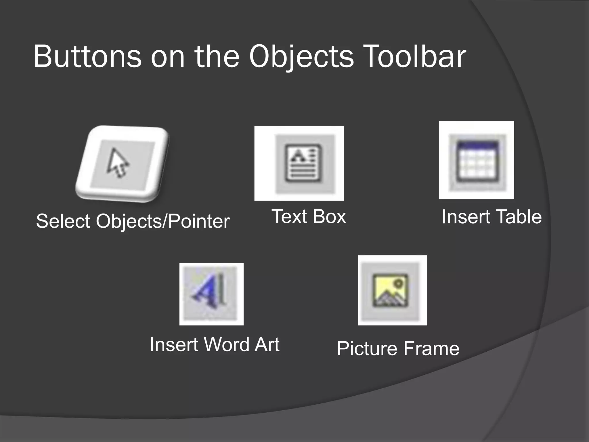 Ms publisher parts and functions | PPSX