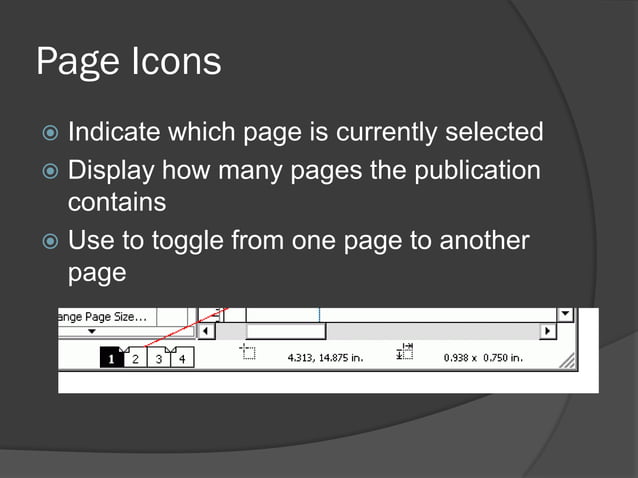 Ms publisher parts and functions | PPSX