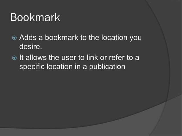 Ms publisher parts and functions | PPSX
