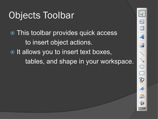Ms publisher parts and functions | PPSX
