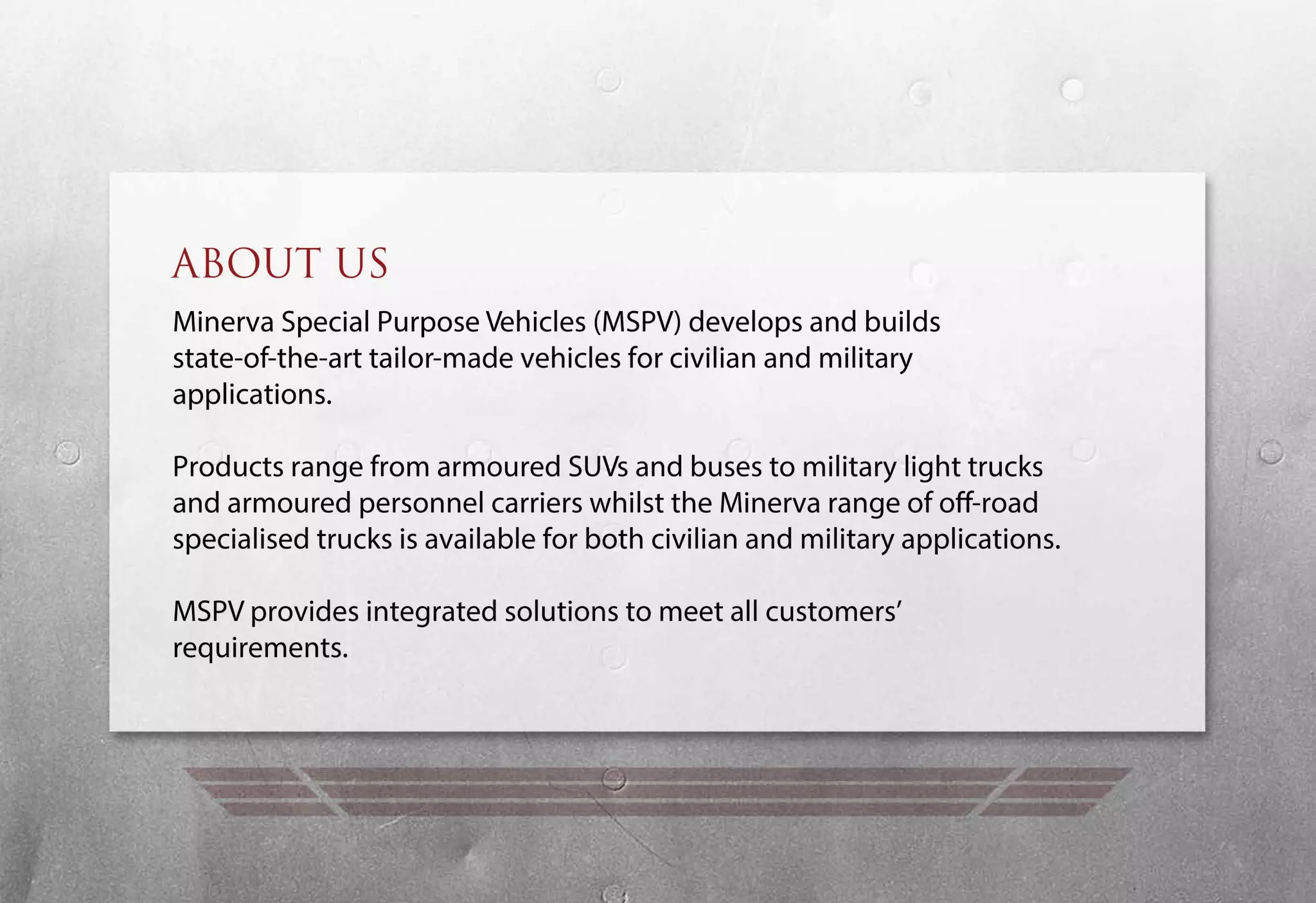 MSPV Armored Vehicles | PDF | Business and Finance