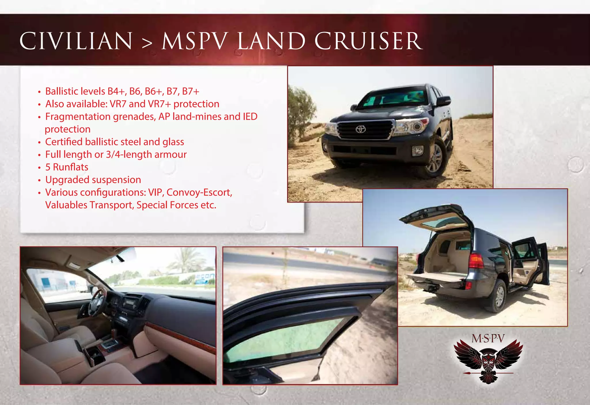 MSPV Armored Vehicles Presentation | PDF