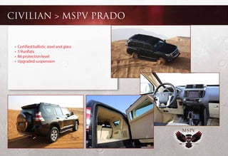 MSPV Armored Vehicles Presentation | PDF