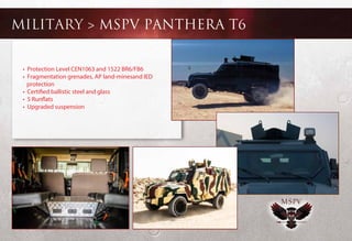 MSPV Armored Vehicles Presentation | PDF