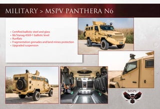 MSPV Armored Vehicles Presentation | PDF