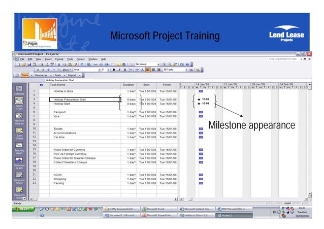 Microsoft Project Beginners Workshop | PPT