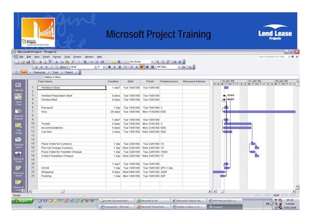 Microsoft Project Beginners Workshop | PPT