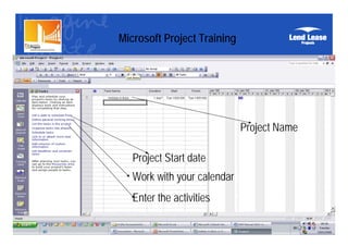 Microsoft Project Beginners Workshop | PPT