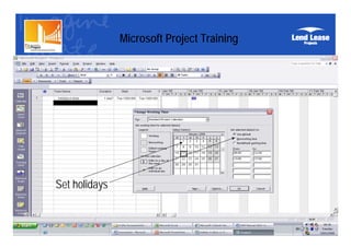 Microsoft Project Beginners Workshop | PPT