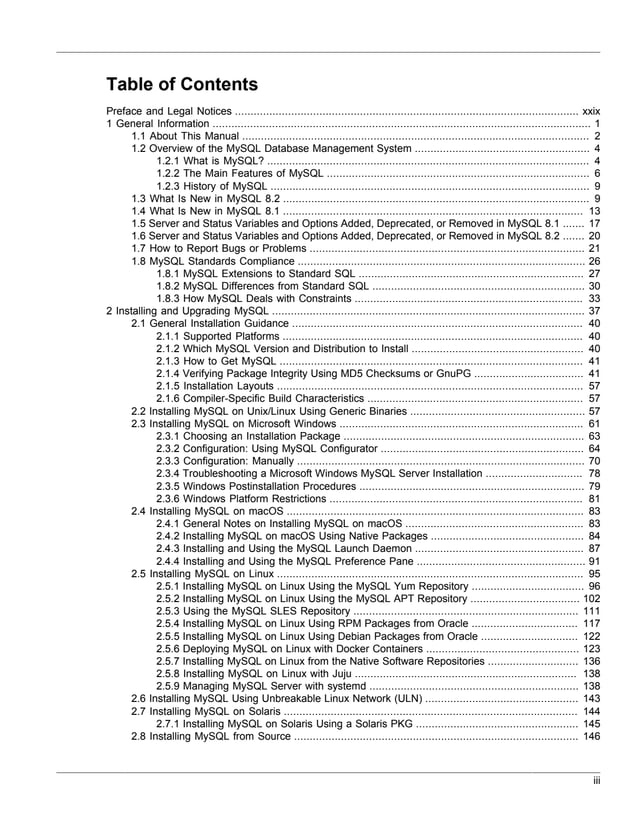 manual de mysql 8.1 en ingles refman-8.1 | PDF