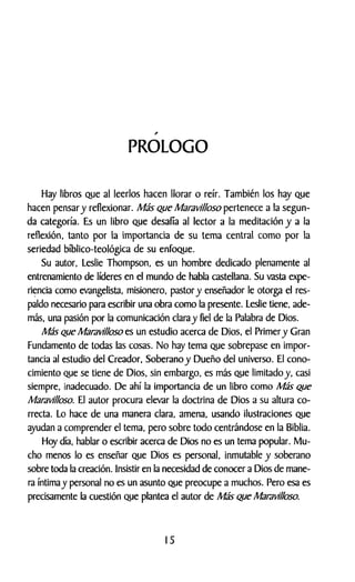Más que maravilloso leslie trompson | PDF