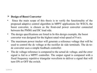 MPPT CONTROL FOR WIND ENERGY CONVERSION SYSTEM | PPT