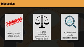 Investigating Severity Thresholds for Test Smells | PDF