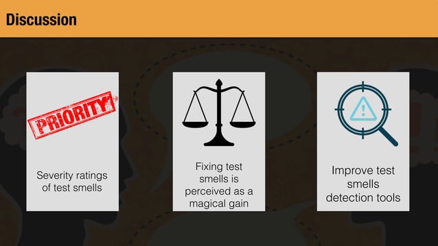Investigating Severity Thresholds for Test Smells | PPT