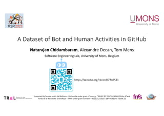 A Dataset of Bot and Human Activities in GitHub | PDF | Technology ...