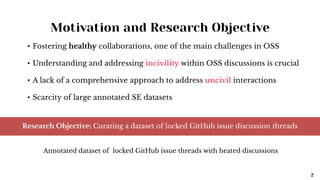 Incivility in Open Source Projects: A Comprehensive Annotated Dataset of Locked GitHub Issue ...
