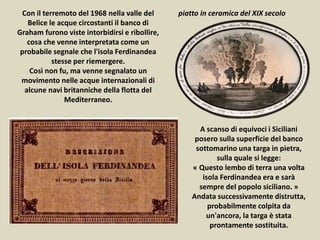 L'isola che non c'è : l'Isola Ferdinandea | PPTX