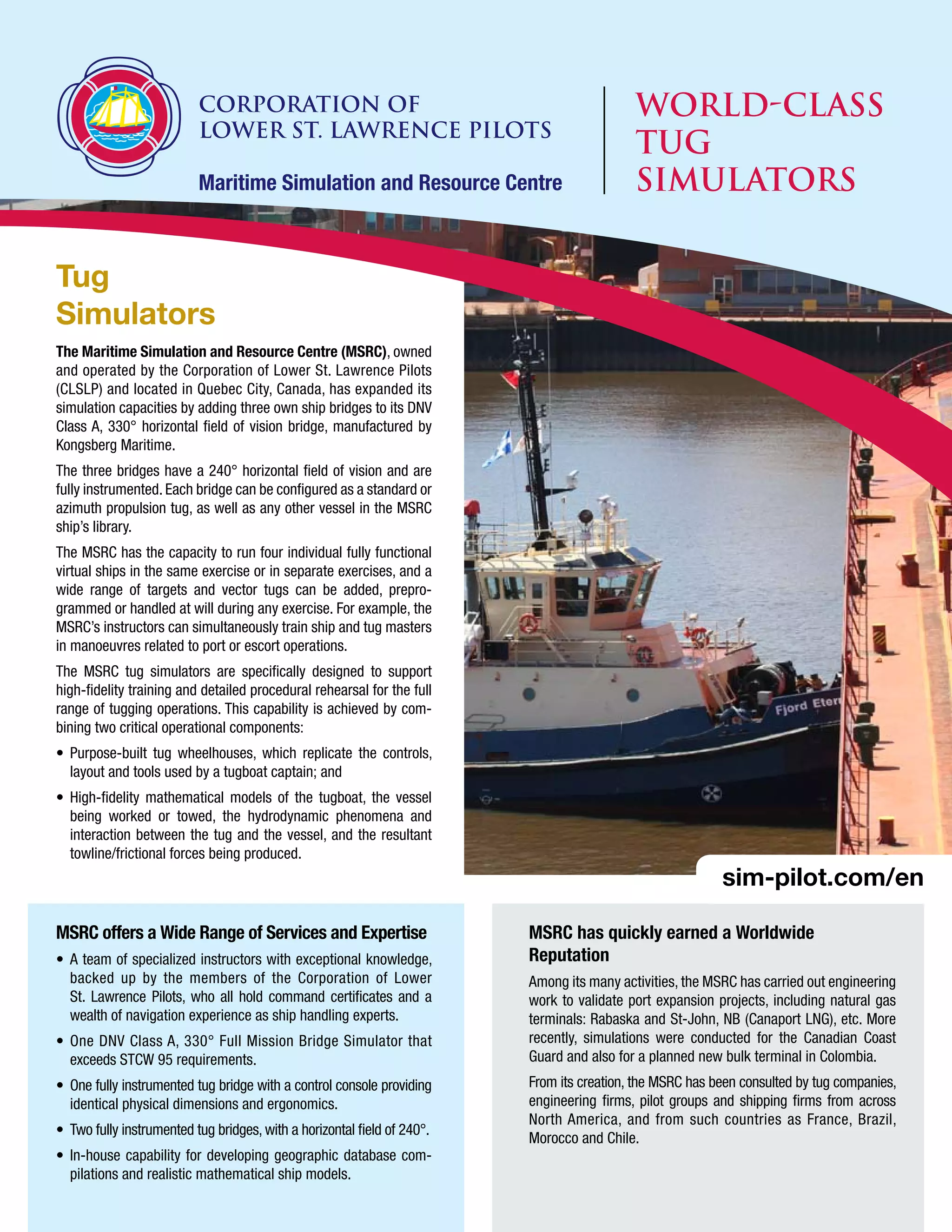 MSRC TUG SIMULATORS | PDF