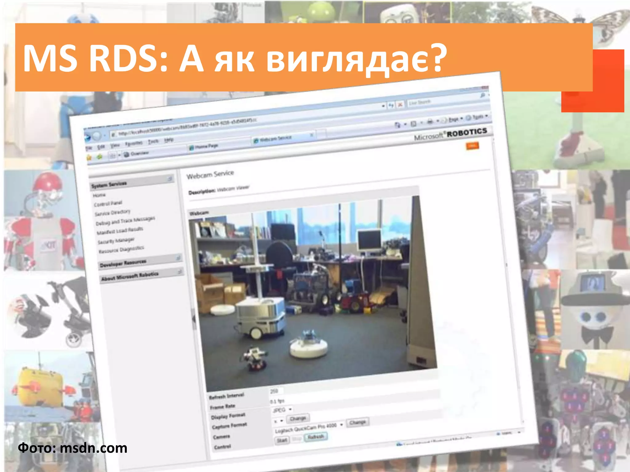 Microsoft Robotics Developer Studio 4 | PPTX