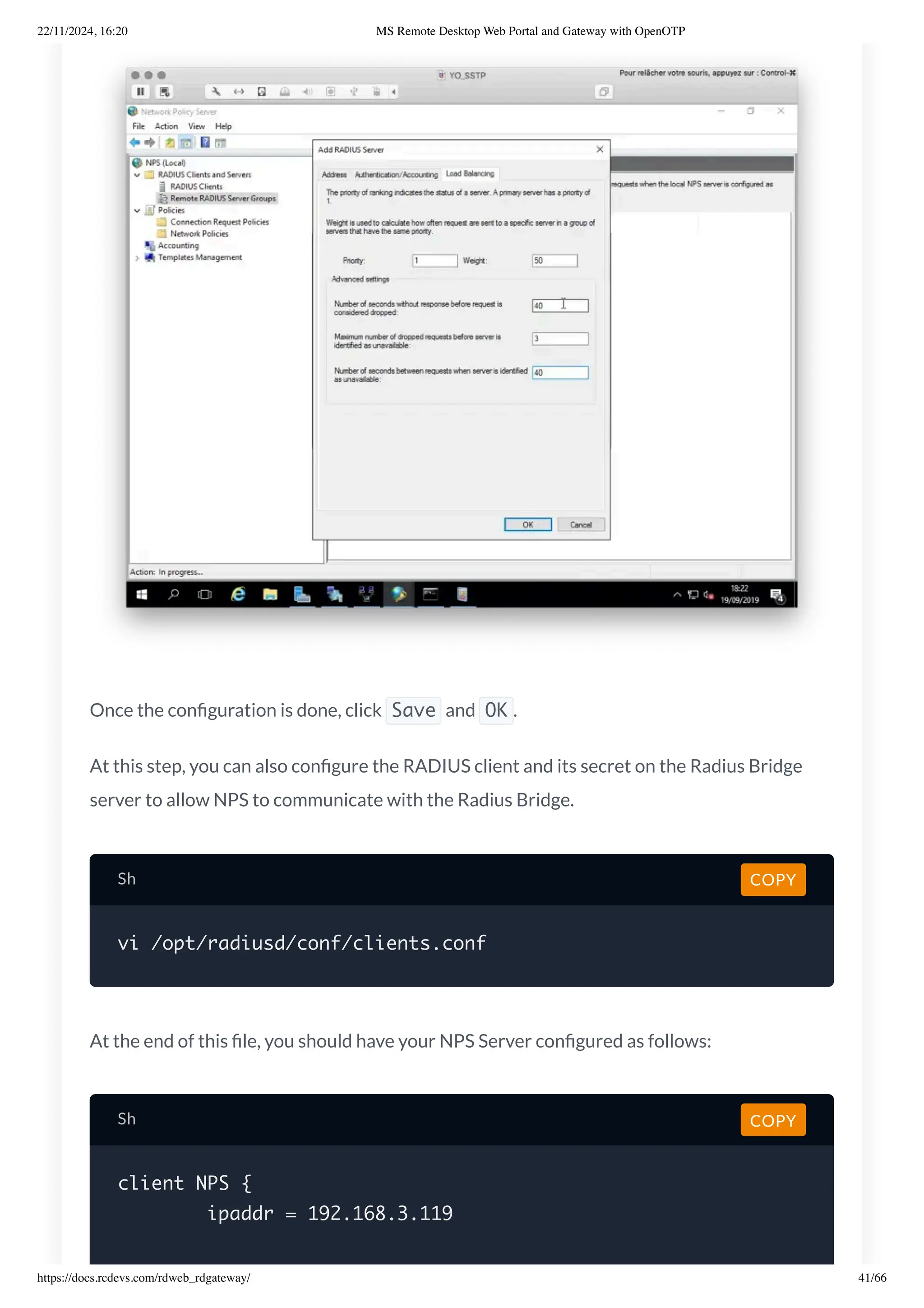 MS Remote Desktop Web Portal and Gateway With OpenOTP | PDF