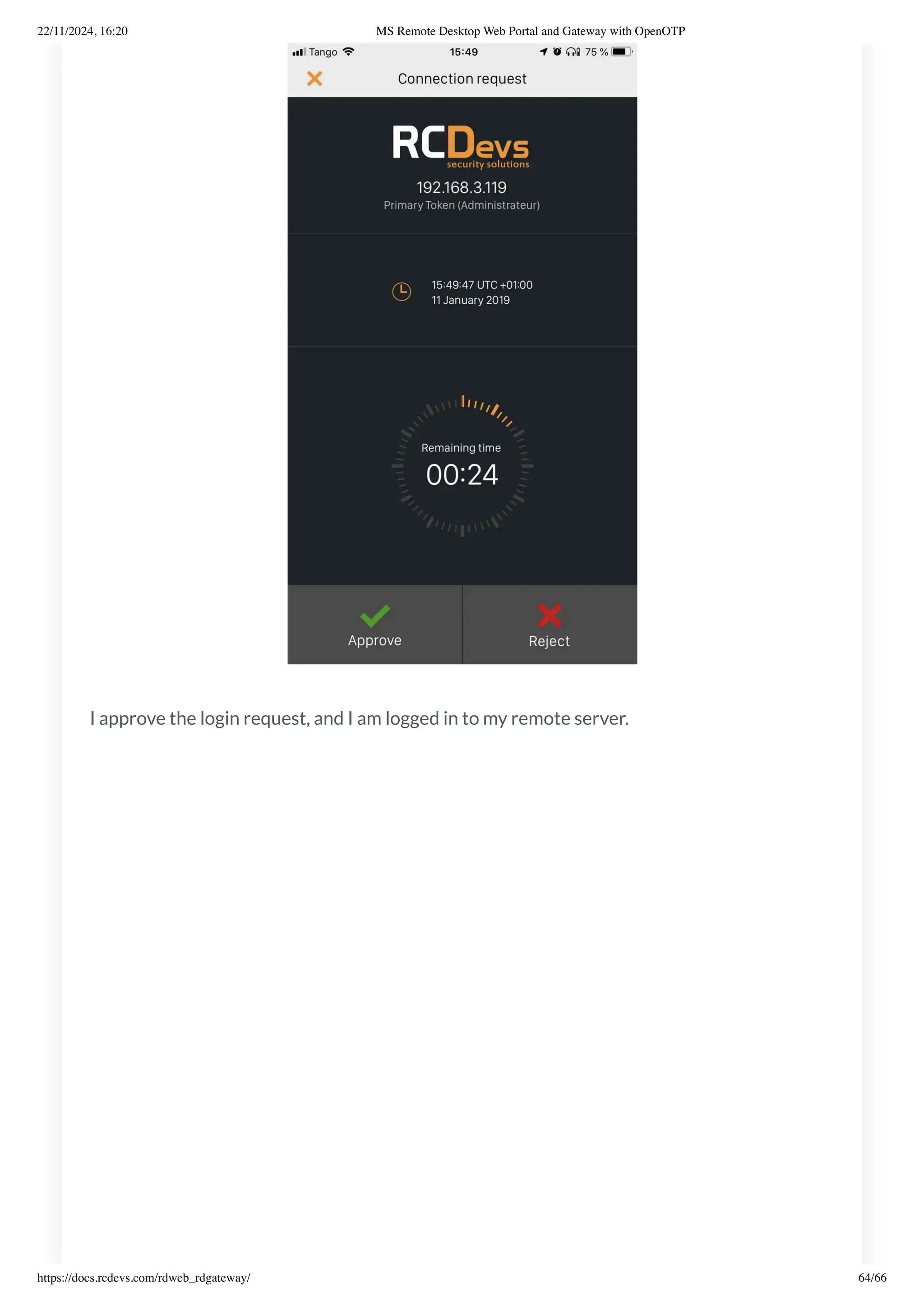 MS Remote Desktop Web Portal and Gateway With OpenOTP | PDF
