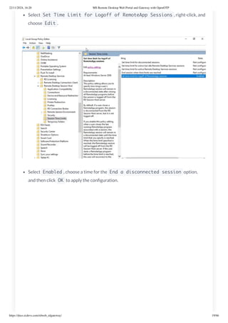 Integrating MS Remote Desktop Services (RDWeb) and Gateway with OpenOTP ...