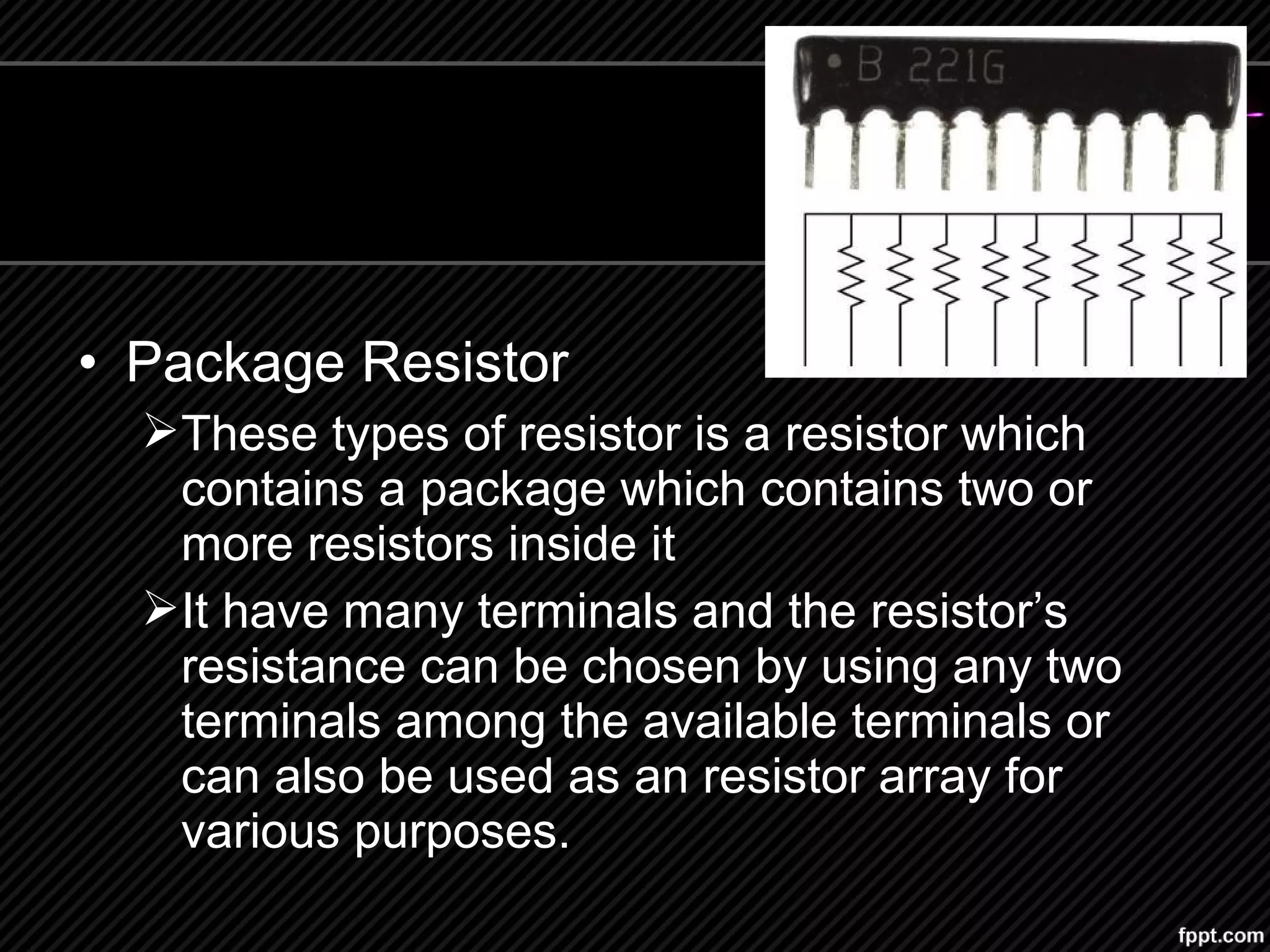 Types of Resistor | PPT