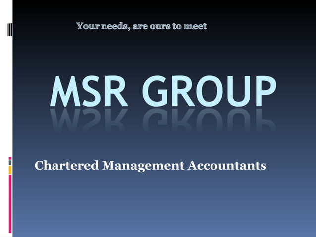 Msr group ppt | PPT
