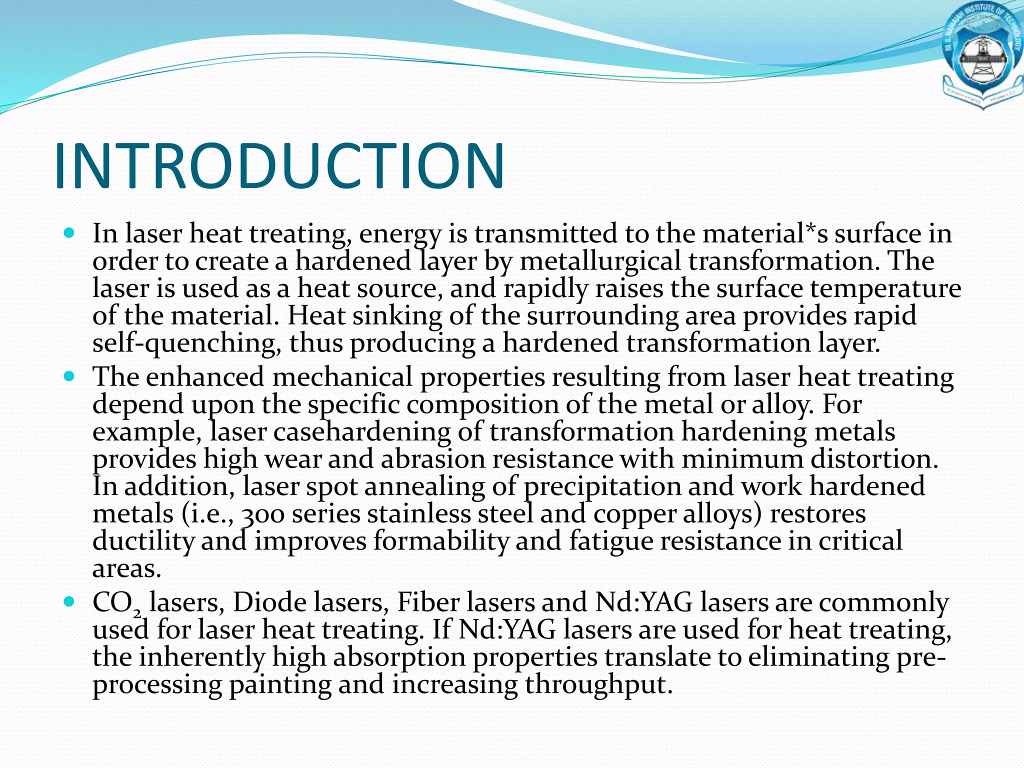 Laser heat treatment | PPTX