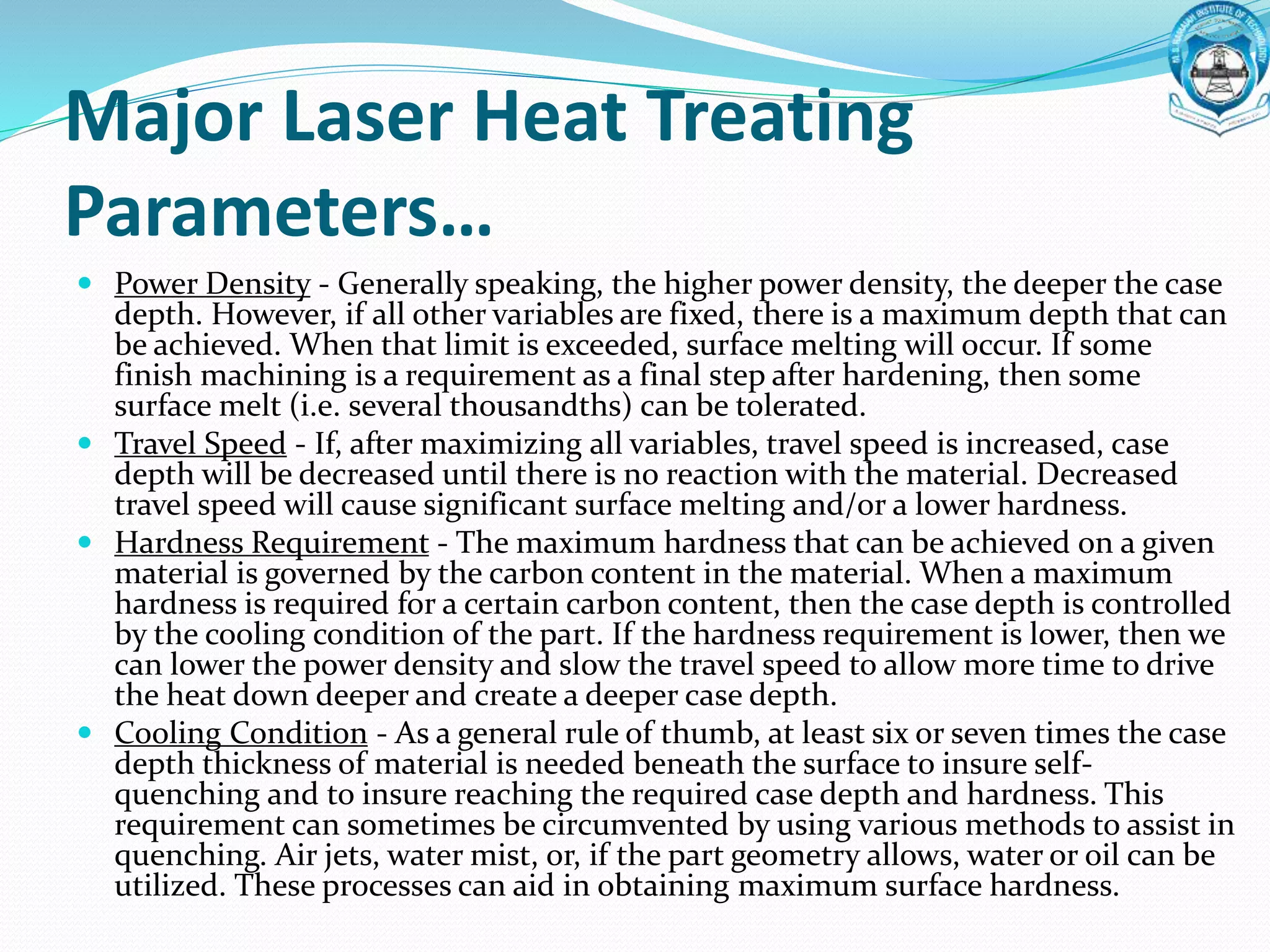 Laser heat treatment | PPTX