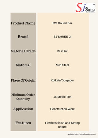 MS Round Bar | PDF