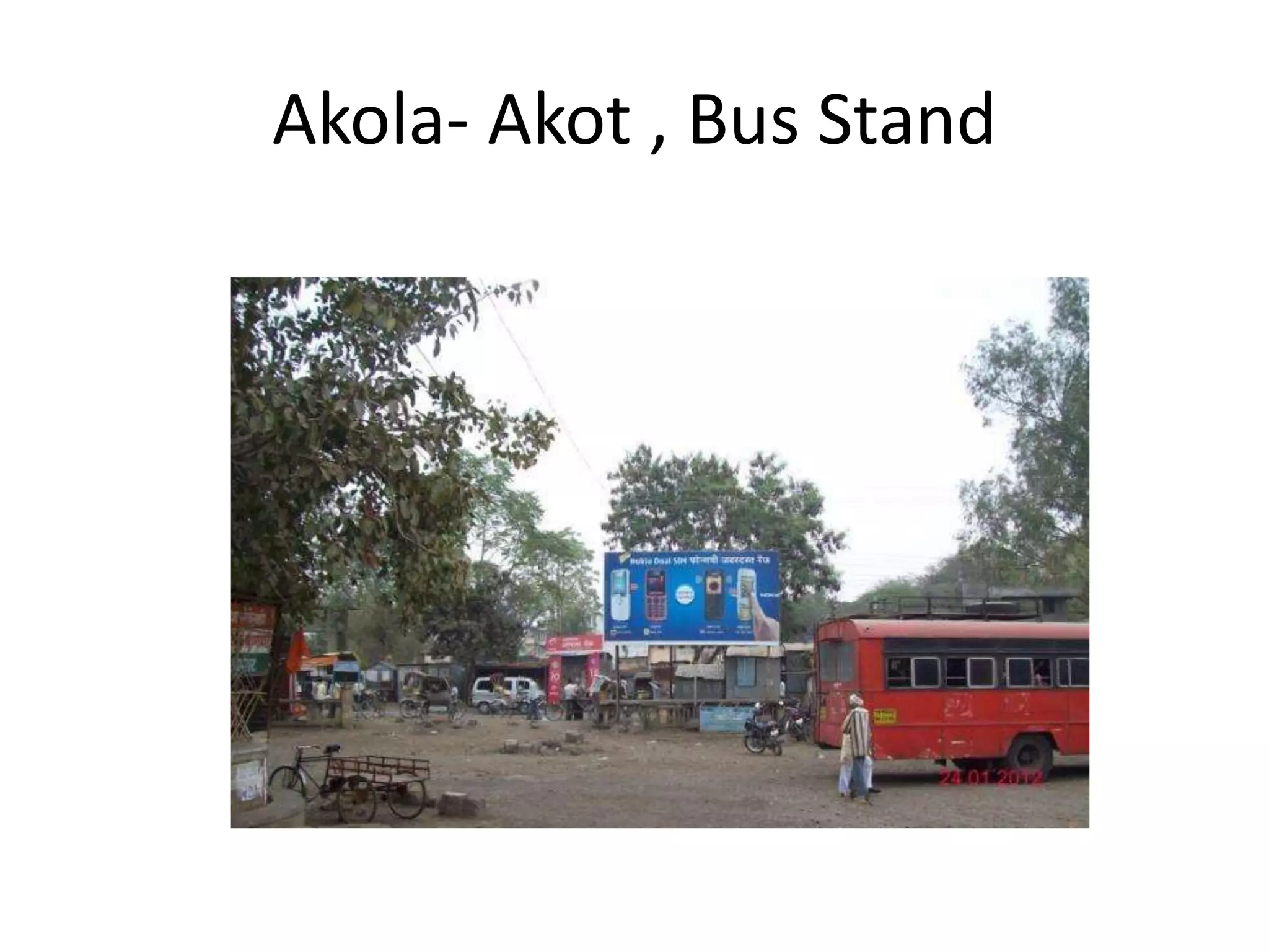 Maharashtra (MSRTC) BUS STAND HOARDING ADVERTISING - BUS STAND BRANDING ...