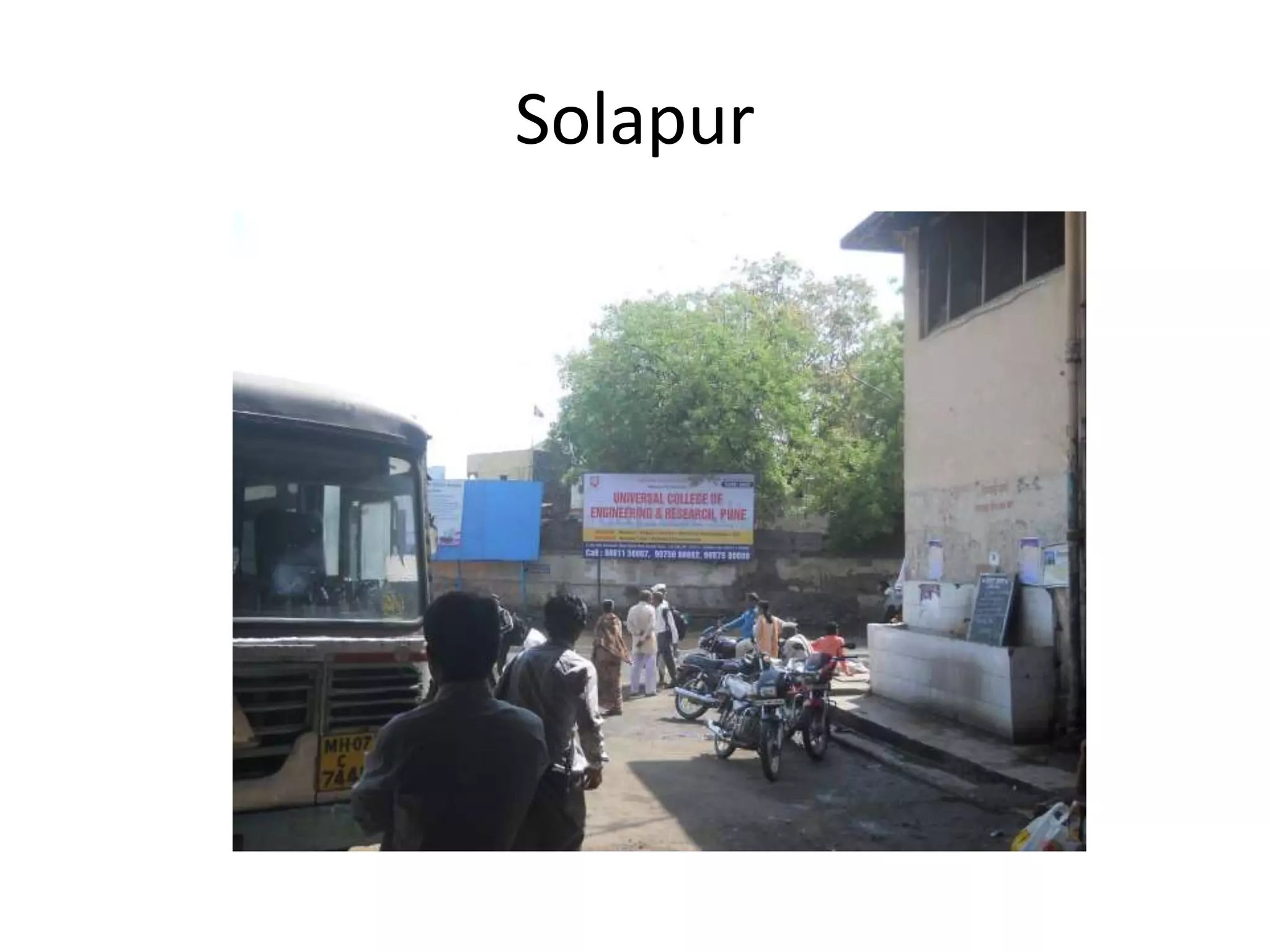 Maharashtra (MSRTC) BUS STAND HOARDING ADVERTISING - BUS STAND BRANDING ...