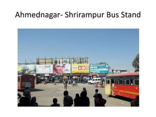 Maharashtra (MSRTC) BUS STAND HOARDING ADVERTISING - BUS STAND BRANDING ...