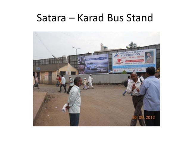 Maharashtra (MSRTC) BUS STAND HOARDING ADVERTISING - BUS STAND BRANDING ...